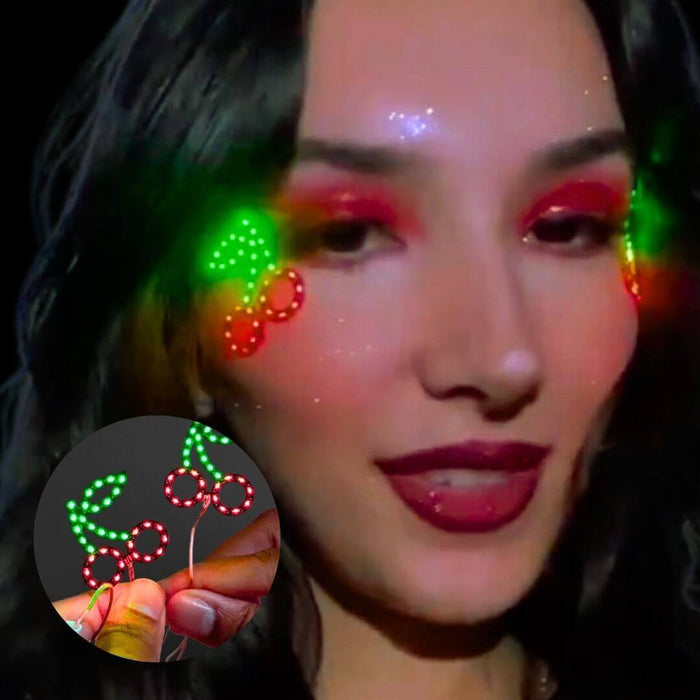LED Face Stickers | Light up Shapes for Makeup Skin Concert