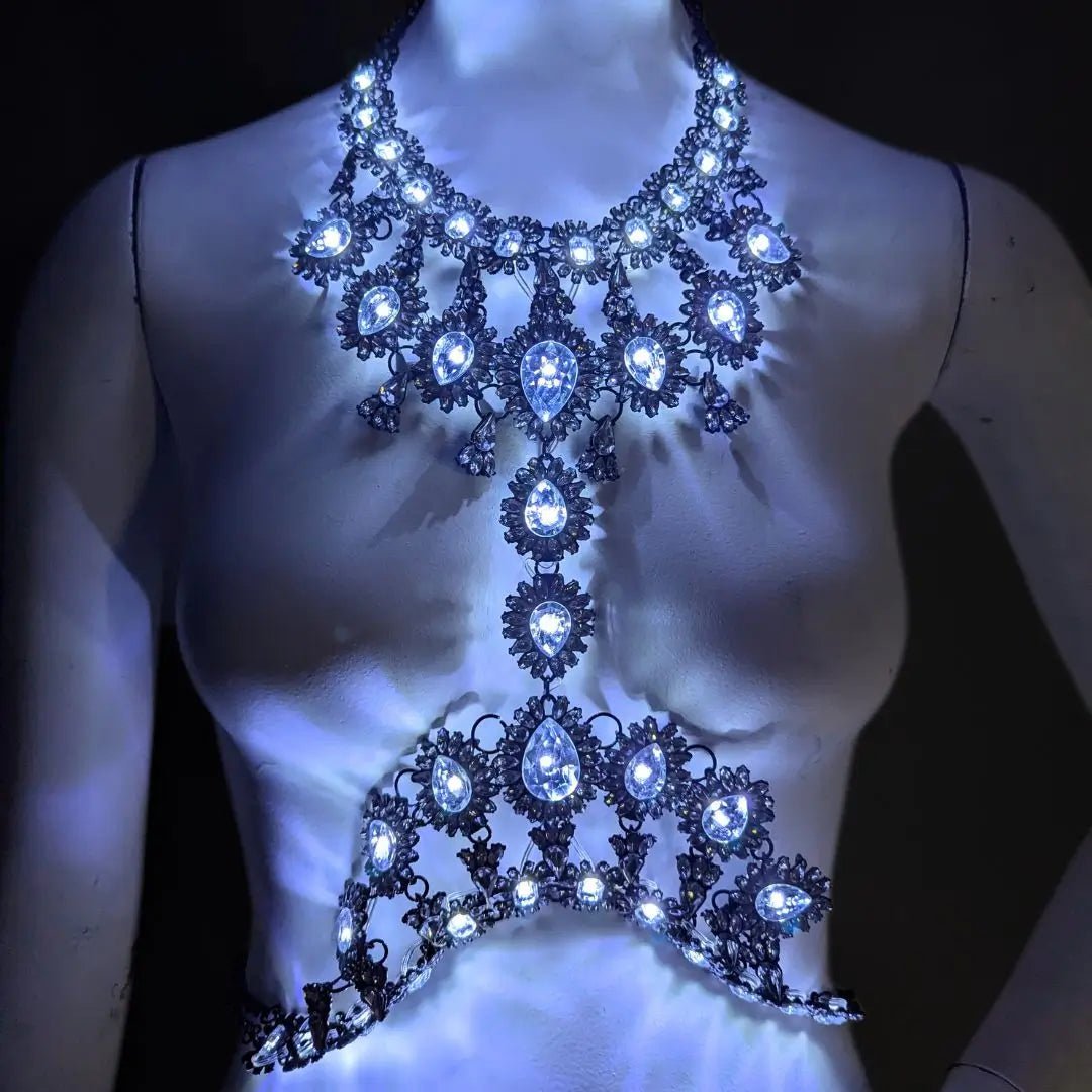 LED Crystal Chain | Neon Cowboys Light Up Body Jewels