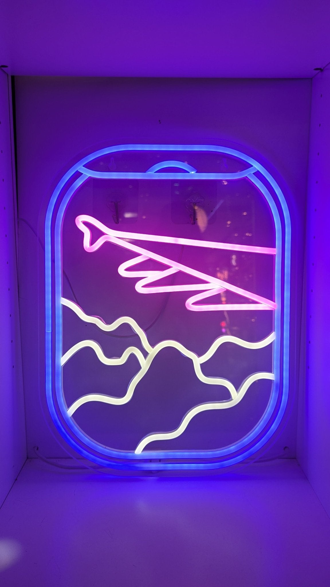 SAMPLE SALE - LED Neon Sign : Airplane Window - FINAL SALE