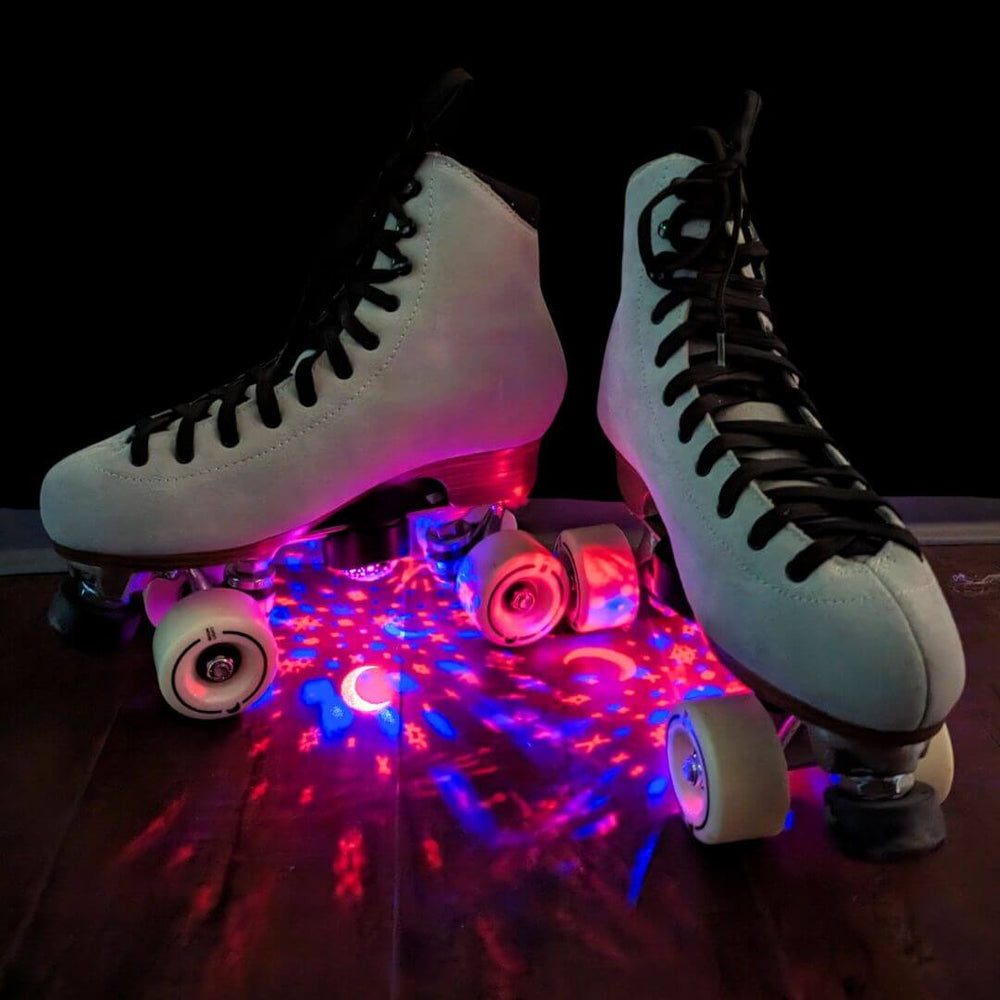 Neon Cowboys Light up LED Star Projectors for Roller Skates